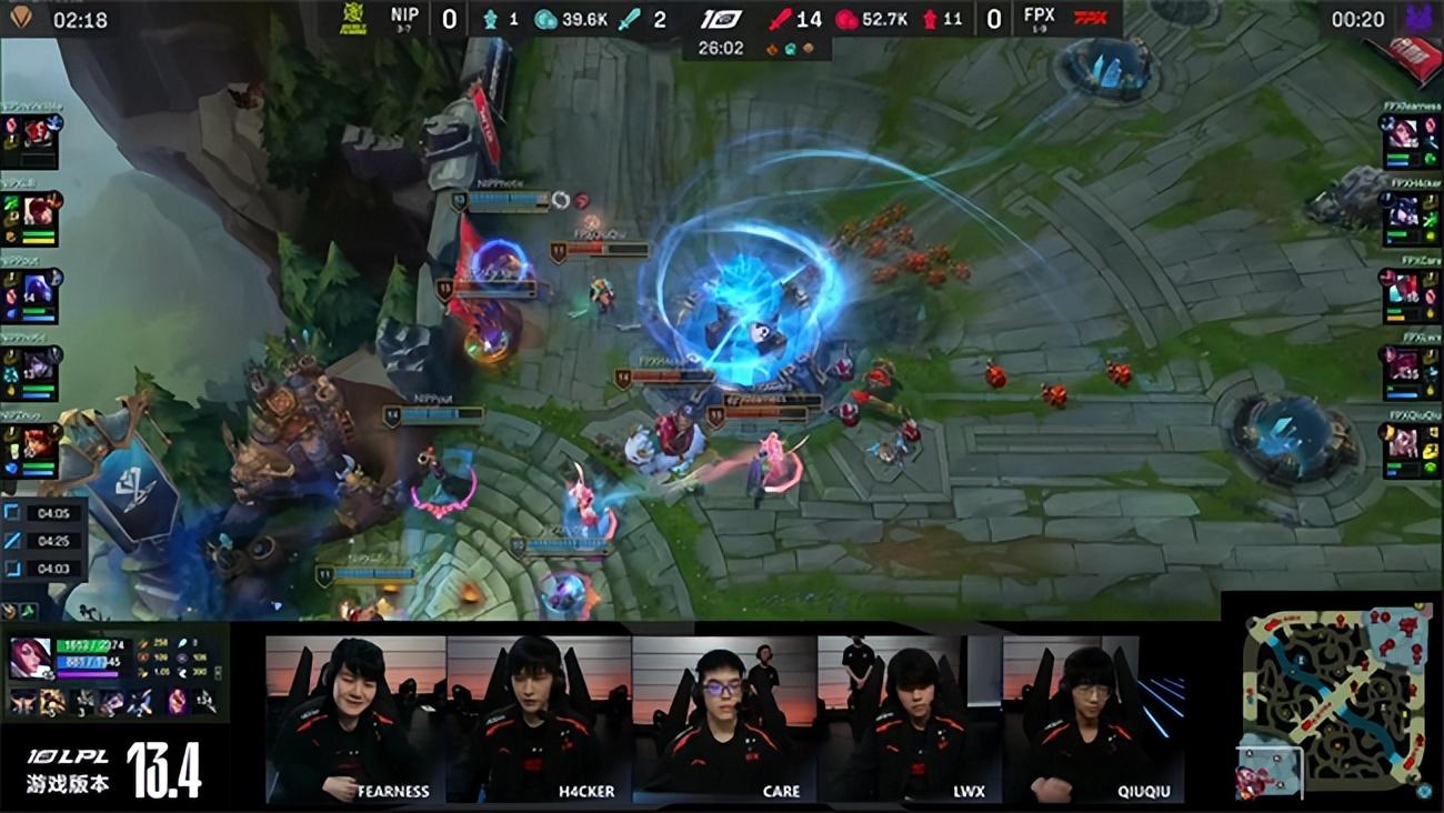 LOL-LPL：Care小炮火箭连跳带队逆转，FPX团战压制2-0战胜NIP_PP视频体育频道