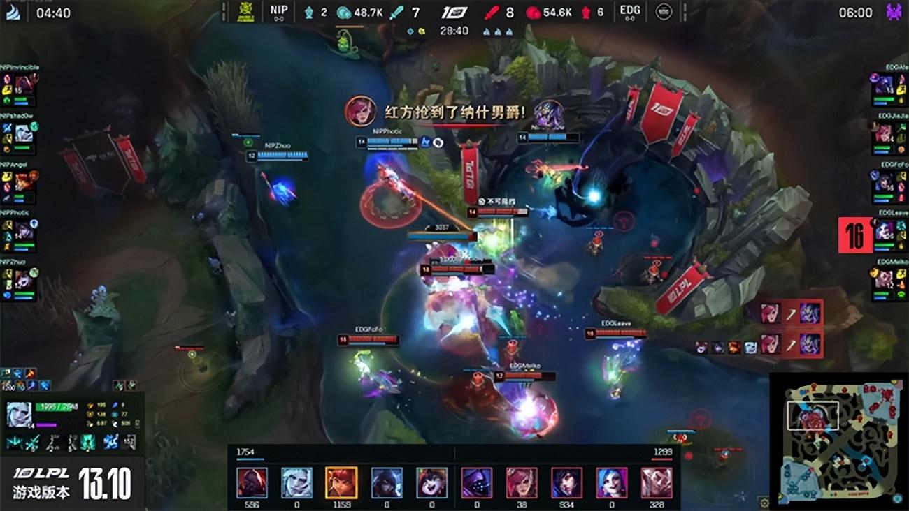 LOL-LPL：Jiejie蔚自信抢龙压制野区，EDG 2-0横扫NIP轻取首胜_PP视频体育频道