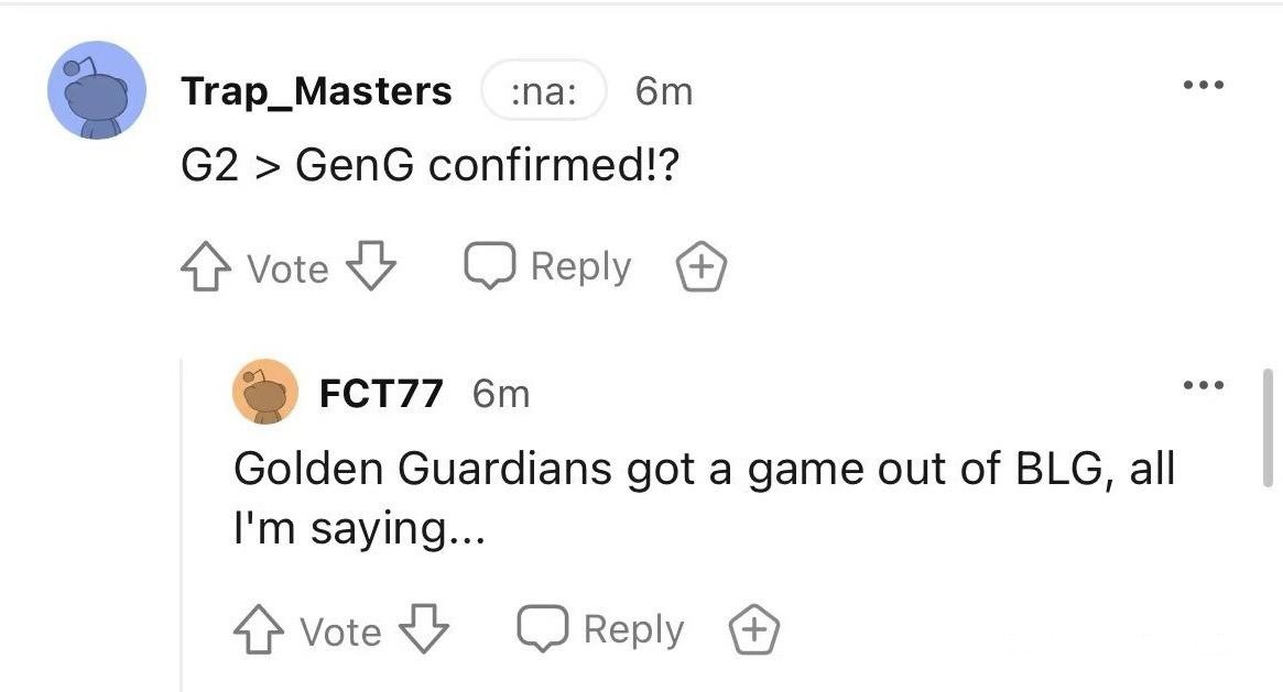 海外网友热议BLG淘汰GEN：MSI冠军属于LPL！LCK中单真的一团糟_PP视频体育频道