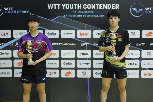 中国乒乓球大捷！5将勇夺WTT青少年挑战赛6冠，1小将成就2冠王_PP视频体育频道