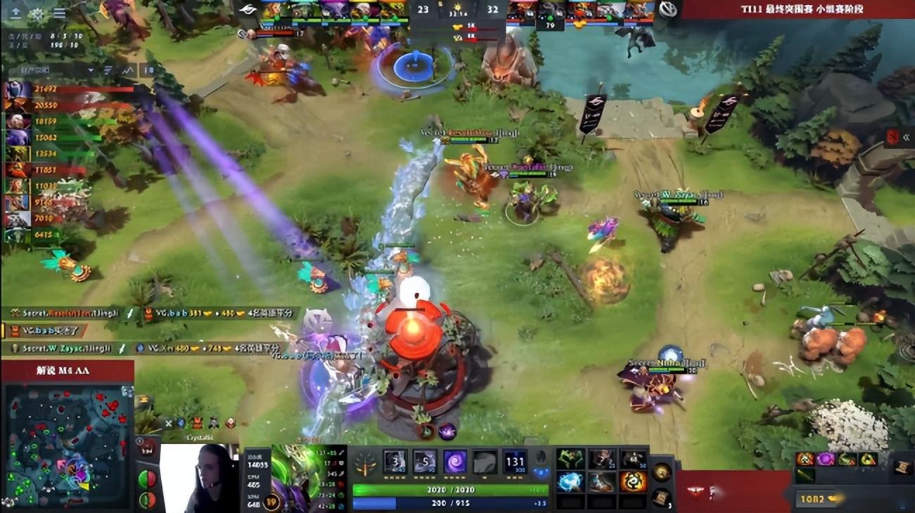 DOTA2-T11突围赛：Yang神发力VG战平Secret_PP视频体育频道