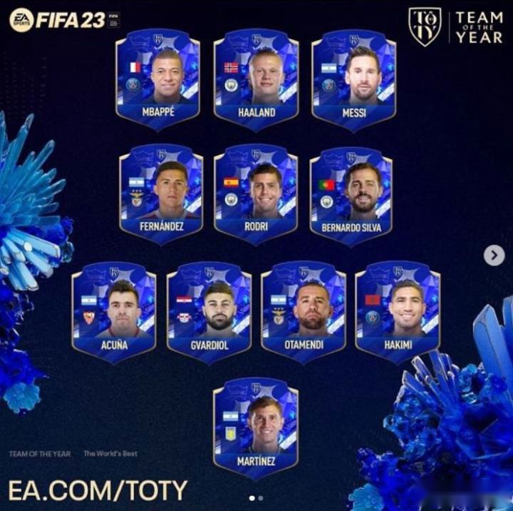 马斯切拉诺评FIFA23年度最佳阵容：梅西领衔，阿根廷五人入选_PP视频体育频道